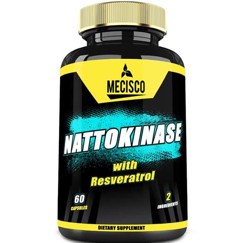 Nattokinase Supplement 4000 Fu 200mg With Trans Resveratrol 3200mg