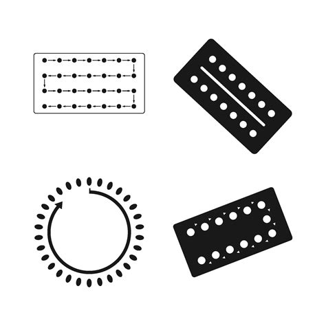 Oral Contraceptive Pills Icon Vector 28146924 Vector Art At Vecteezy