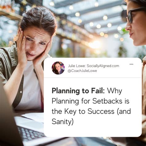 Planning To Fail Why Planning For Setbacks Is The Key To Success And