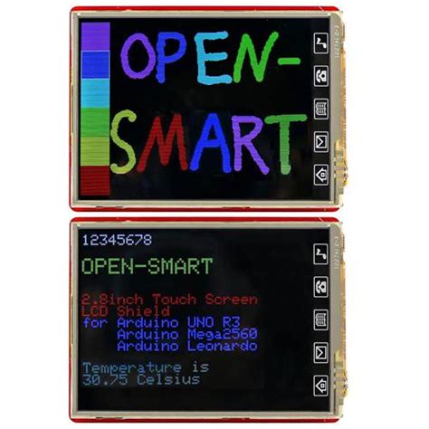 Inch TFT LCD Touch Screen LCD Shield Kit With TF Card For Arduino