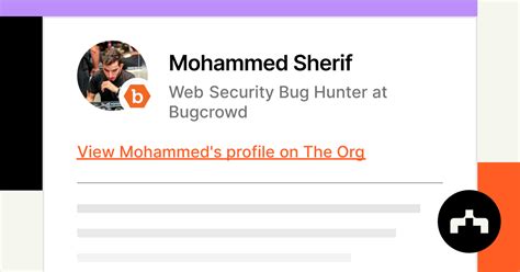 Mohammed Sherif Web Security Bug Hunter At Bugcrowd The Org