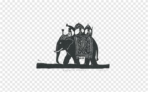 인도 코끼리 만화 코끼리 만화 캐릭터 화이트 Png Pngegg