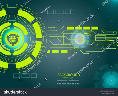 Digital Hud Gui Ui Binary Code Stock Vector Royalty Free 2113658282