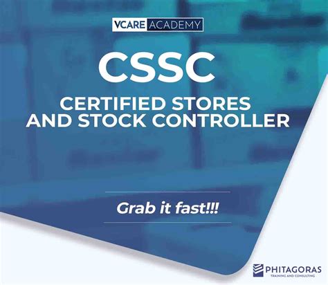 Cssc Certified Stores And Stock Controller Training Ahli K3 Hse Consultant Konsultan Iso