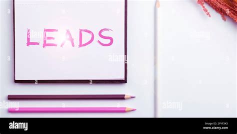 Text Caption Presenting Leads Internet Concept Route Or Means Of Access To Particular Place Ad