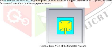 Figure 1 From Design And Implementation Of Miniaturized Microstrip Patch Antenna For Bio Medical