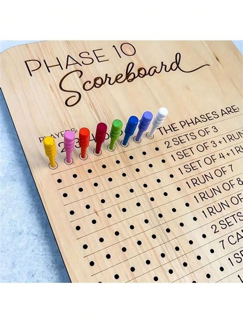 2025 New Wooden 10th Stage Scoring Cards 10th Stage Dice Game Score