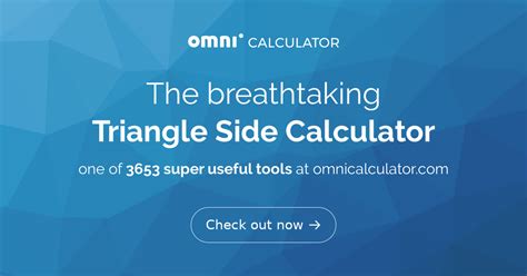 Triangle Side Calculator