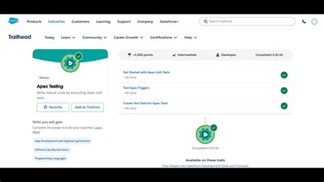Create Test Data For Apex Tests Apex Testing Salseforce Trailhead Youtube