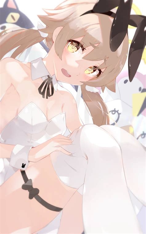 Hifumi Peroro And Wavecat Blue Archive Drawn By Bana Stand Flower Danbooru