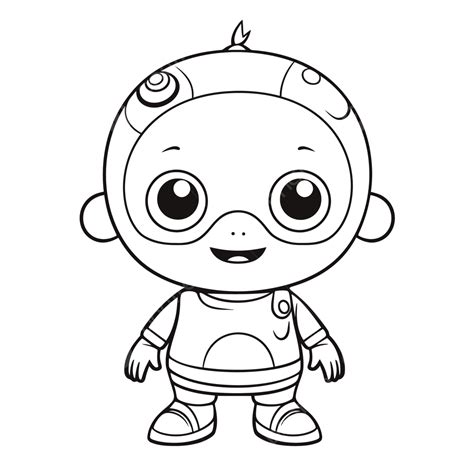 아기 색칠 공부 윌리엄 개요 스케치 드로잉 벡터 간단한 캐릭터 그리기 간단한 문자 개요 간단한 캐릭터 스케치 Png 일러스트 및 벡터 에 대한 무료 다운로드