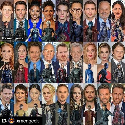 X Men Cast A Journey Through Time
