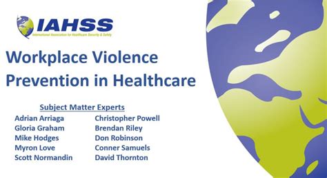 Brendan Riley Ms Chpa On Linkedin Iahss Healthcaresecurity Workplaceviolenceprevention