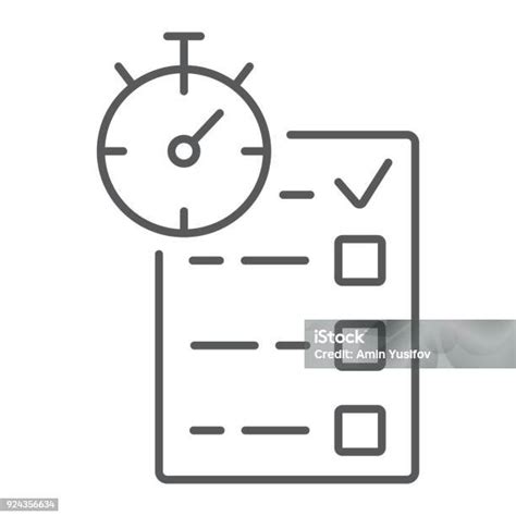 퀴즈 선 아이콘 전자 학습 및 교육 기호 벡터 그래픽 흰색 배경 Eps 10에 선형 패턴을 조사 개념에 대한 스톡 벡터 아트 및 기타 이미지 Istock