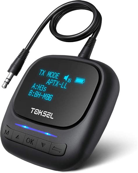 Toksel Visible Bluetooth 50 Transmitter Receiver For Tv Pc 2 In 1