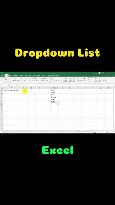 Insert Dropdown List In Excel Sinhala Short Youtube