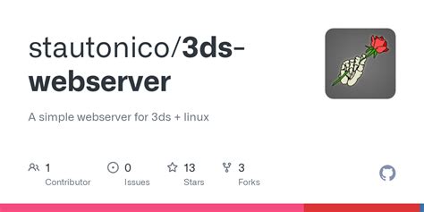Github Stautonico3ds Webserver A Simple Webserver For 3ds Linux
