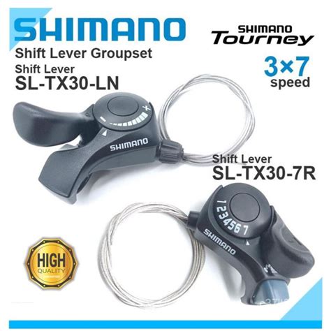 Shifter 7 Speed SL TX30 MTB Mountain Bike 3 X 7 Speed Thumb Gear Shifter Trigger Lever Black