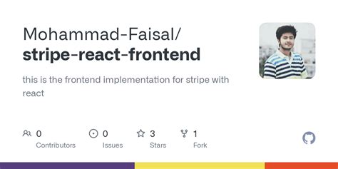 Github Mohammad Faisalstripe React Frontend This Is The Frontend