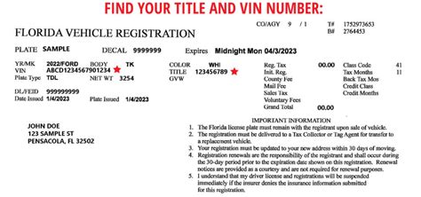 Florida Vehicle Registration Number Lookup Free Math Worksheet Printable