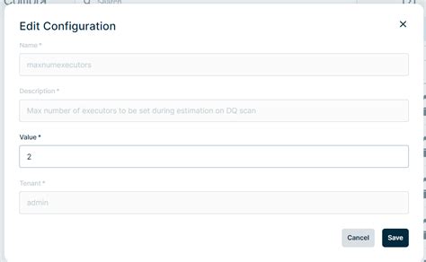configure admin limit settings