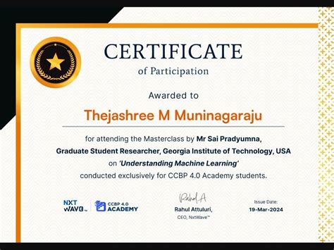 Nxtwave Thejashree Muninagaraju