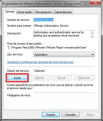 VMware Player Error While Powering On Internal Error