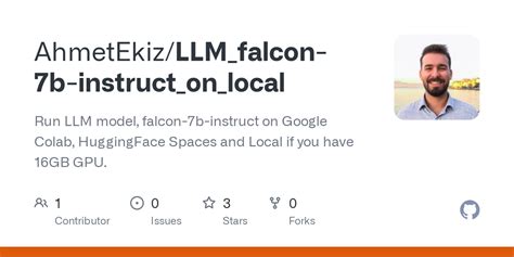 github ahmetekiz llm falcon 7b instruct on local run llm model
