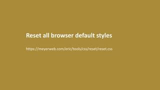 5 Most Useful CSS Tricks For Web Developers PPT