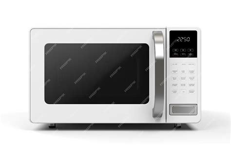 Premium Ai Image Advanced Microwave Technology Isolated On