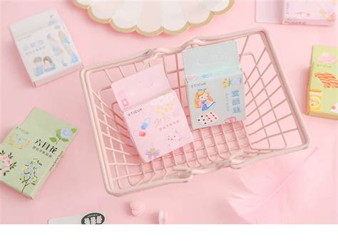 40 шт упак милые цветы шаблон Decoracion дневник рождественские Стикеры S Скрапбукинг стикер