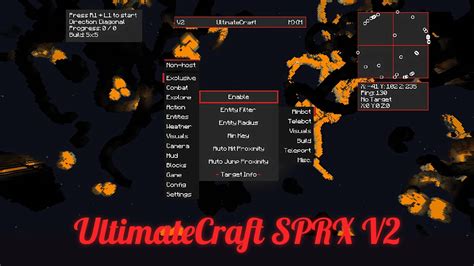 Ultimatecraft V2 Minecraft Ps3 Sprx Mod Menu Cfw Hen Youtube