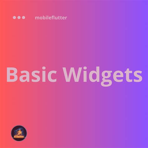 Basic Widgets Scaffold Stack Container Material Theme By