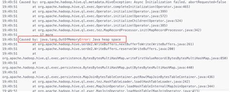 Hivesql两表join时报map Operator Initialization Failed异常解决方法 Csdn博客