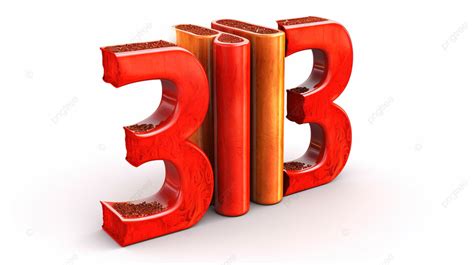 3d로 렌더링된 흰색 배경에 있는 알파벳 숫자 컬렉션 내에서 숫자 33 모양으로 배열된 다이너마이트 스틱 Tnt 숫자 글꼴 다이너마이트 배경 일러스트 및 사진 무료