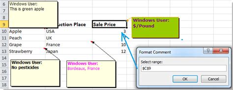 Quickly Format All Comments Based On A Comment In Excel