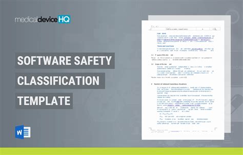 Software Safety Classification Template Iec 62304 Medical Device Medical Device Hq Software Safety Classification Template Iec 62304 Medical Device Medical Device Hq