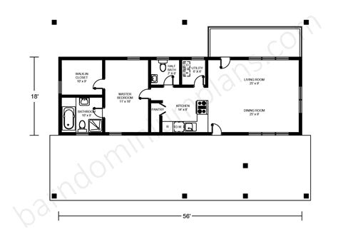 Barndominium House Plan Bco 40035 Spacious Modern Design Free