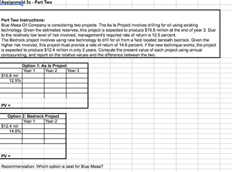 Solved Assignment 3c Part One Note Be Sure To Complete