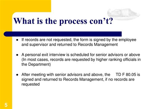 Ppt Removal Of Records By Departing Employees Powerpoint Presentation Id248490