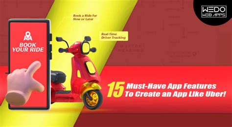 15 Must Have App Features To Create An App Like Uber