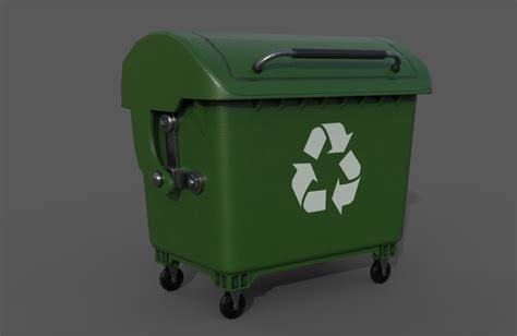 3d Model Garbage Container Turbosquid 1454140