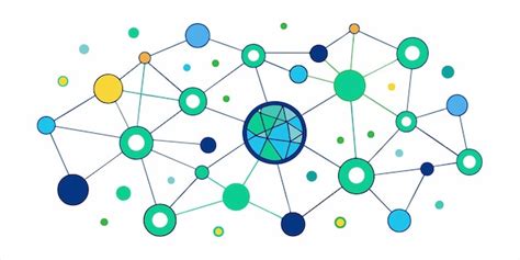 Premium Vector A Drawing Of A Sphere With Circles And Dots