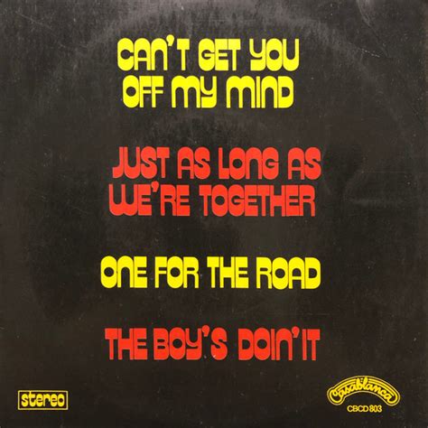 Can T Get You Off My Mind Vinyl Discogs