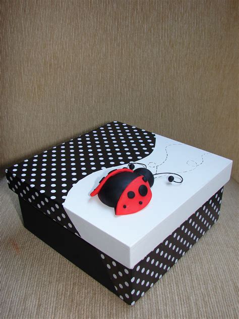 Caixa Joaninha Cajas Decoradas Cajas Pintadas Cajas Decoradas De