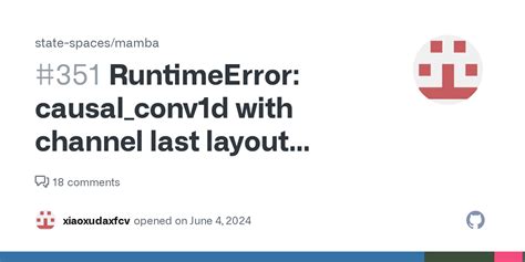 RuntimeError Causal Conv1d With Channel Last Layout Requires Strides