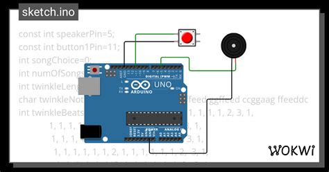 Music Box Wokwi Esp32 Stm32 Arduino Simulator
