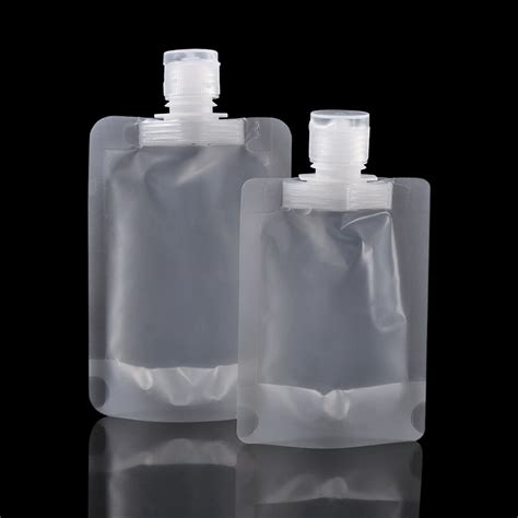50ml100ml Disposable Liquid Pouch Durable Clear T Vicedeal