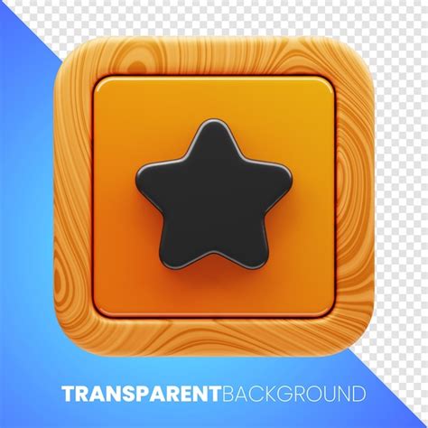 Premium Psd Premium Game Button Favorite Icon 3d Rendering On Isolated Background