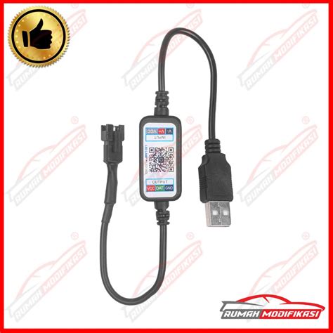 Jual MINI DMX RGB MODUL 5V INPUT 5V OUTPUT RGB LED BLUETOOTH MINI DMX RGB CONTROLLER